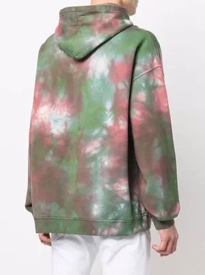 Dsquared2 Tie-dye Logo-print Hoodie - Green