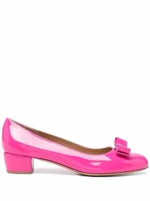 FERRAGAMO Vara Bow-detail Pumps - Pink