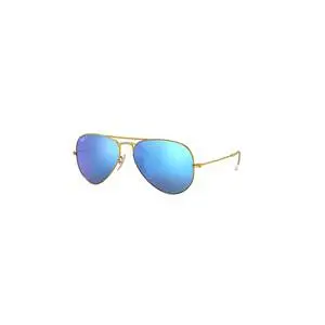 Ray-ban Ray-ban Aviator Mirror Sunglasses Frame Grey Lenses 62-14 Gold