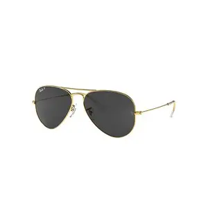 Ray-ban Ray-Ban Aviator Polarized Sunglasses Gold