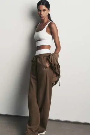 Women's Washed Straight Leg Sweatpants
