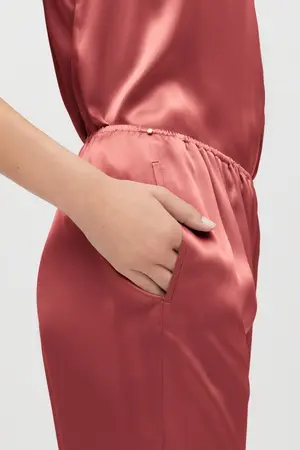 Cuyana Washable Charmeuse Tapered Pant
