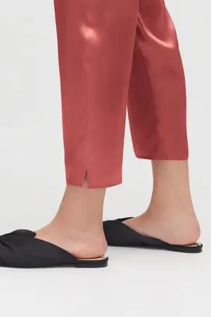 Cuyana Washable Charmeuse Tapered Pant
