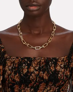 Argento Vivo - The Chunky Rectangle Link Chain Necklace