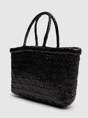 Dragon Diffusion Mini Flat Gora Leather Basket Bag