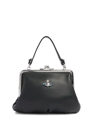 VIVIENNE WESTWOOD Granny Frame Nappa Leather Bag - Black