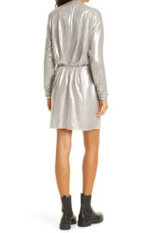 Rag & Bone Eloise Metallic Minidress