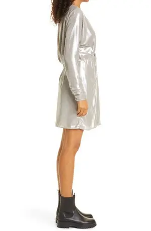 Rag & Bone Eloise Metallic Minidress