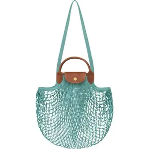 Longchamp Le Pliage Filet Knit Shoulder Bag