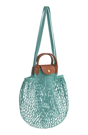 Longchamp Le Pliage Filet Knit Shoulder Bag