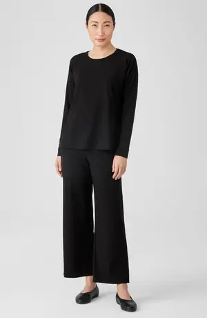 Eileen Fisher Stretch Jersey Top