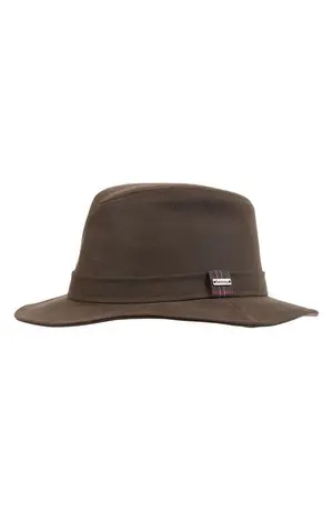 Barbour Vintage Wax Bushman Hat - Olive