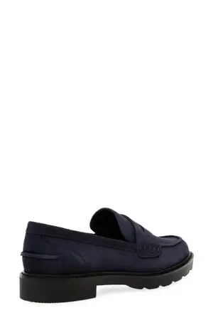 Anne Klein Penny Keeper Loafer - Navy