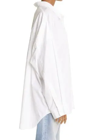 R13 Oversized Oxford Shirt - White