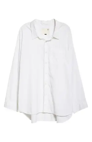 R13 Oversized Oxford Shirt - White