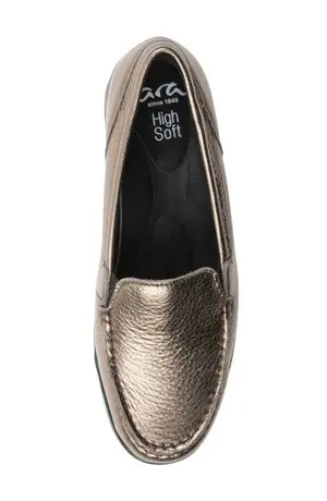 ARA Dewitt Platform Loafer - Taiga Metallic