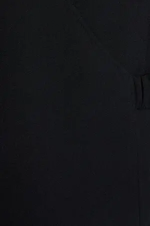 GANNI Crepe Mini Wrap Dress