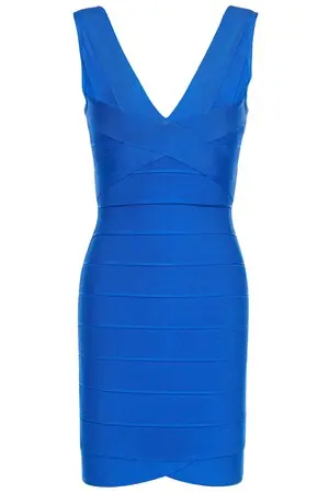 Herve Leger Bandage Mini Dress - Cobalt Blue