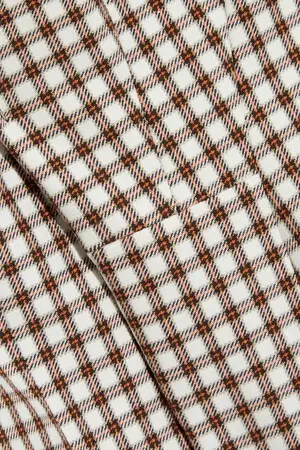 Theory Checked Cotton-blend Jacket