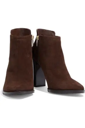 JIMMY CHOO Hart 95 Suede Ankle Boots