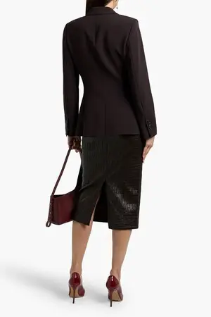 Theory Crepe Blazer - Brown