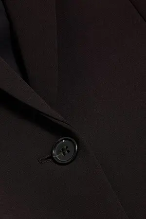 Theory Crepe Blazer - Brown