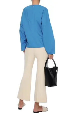 Tibi Cotton-poplin Top