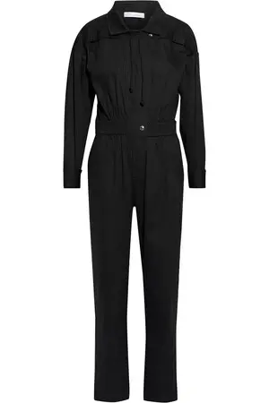 IRO PARIS Barka Cotton And Wool-blend Twill Jumpsuit - Black
