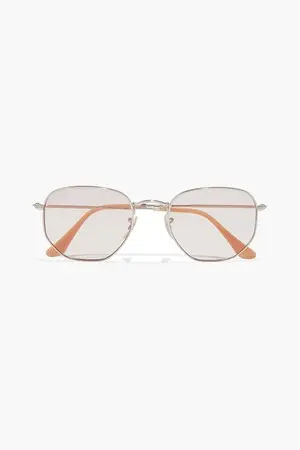 Ray-ban Hexagon-frame -tone Sunglasses Metallic