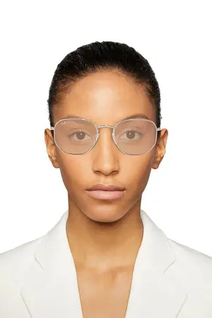 Ray-ban Hexagon-frame -tone Sunglasses Metallic