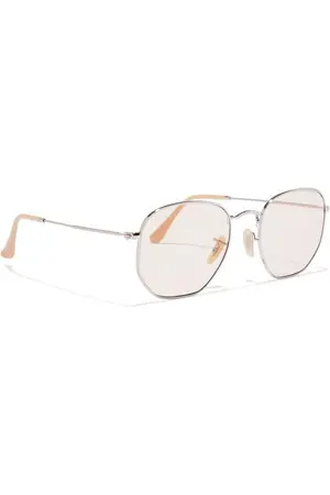 Ray-ban Hexagon-frame -tone Sunglasses Metallic
