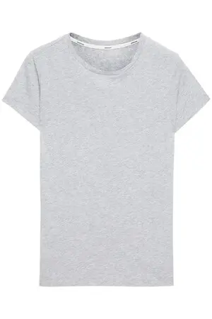 Zimmermann Mélange Cottonjersey Tshirt - Light Gray