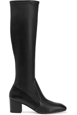 STUART WEITZMAN Stuart Weitzman Woman Liviana Stretch-leather Knee Boots Black Size 41 - Black