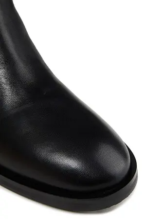 STUART WEITZMAN Keelan Microstretch And Leather Knee Boots