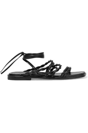STUART WEITZMAN Calypso Braided Leather Sandals