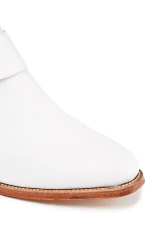 Grenson Marley Ring-embellished Pebbled-leather Ankle Boots