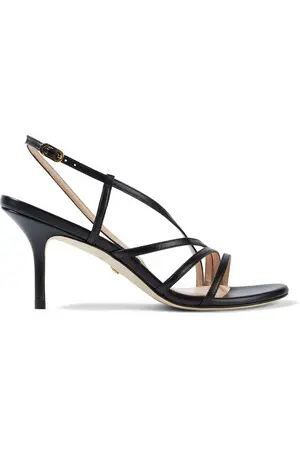 STUART WEITZMAN Melodie 75 Leather Slingback Sandals