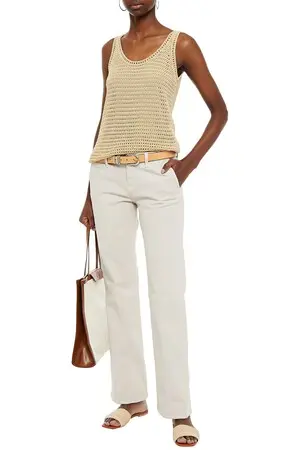 Ba&sh Ross Cottonblend Twill Bootcut Pants