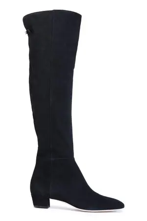 SERGIO ROSSI Suede Over-the-knee Boots