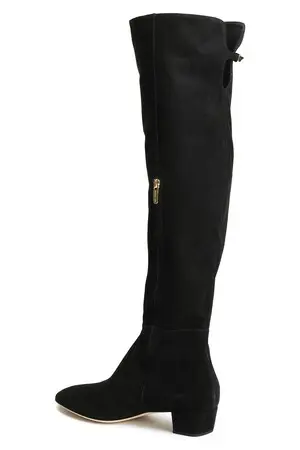 SERGIO ROSSI Suede Over-the-knee Boots