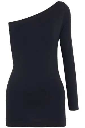 Helmut Lang One-shoulder Stretch-knit Top