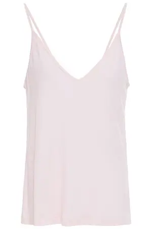 Stateside Stateside Woman Cotton-jersey Camisole Crimson Size L - Pastel Pink
