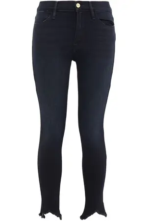 FRAME FRAME Le High Double Triangle Skinny Jeans