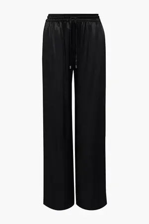 Iris & Ink Geneve Satin Wide-leg Pants