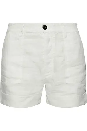 FRAME Le Beau Linen Shorts