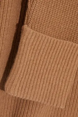 iris & ink - élise Ribbed Cashmere Turtleneck Sweater