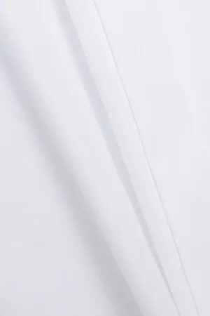 Victoria Beckham Split Back Cotton Poplin Shirt