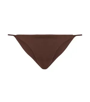 Jade Swim Bare Minimum Bikini Bottoms - Brown
