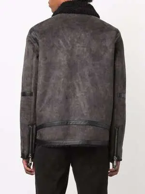 Philipp Plein Iconic Suede Biker Jacket