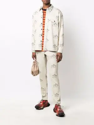 BLUE SKY INN Logo Mountain-print Jacket